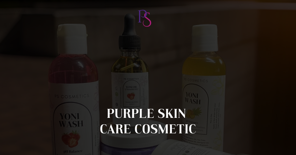 Purple Skin Care Cosmetic